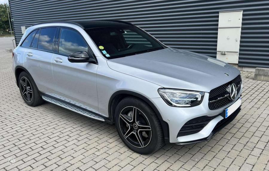 Pelēks Mercedes-Benz GLC 220 2020 Klaipėda, ar dzinēja tilpumu 1.95 L un nobraukumu 188 tūkst. km par 24500 €, foto 9 vietnē AUTOMOTO.COM.LV