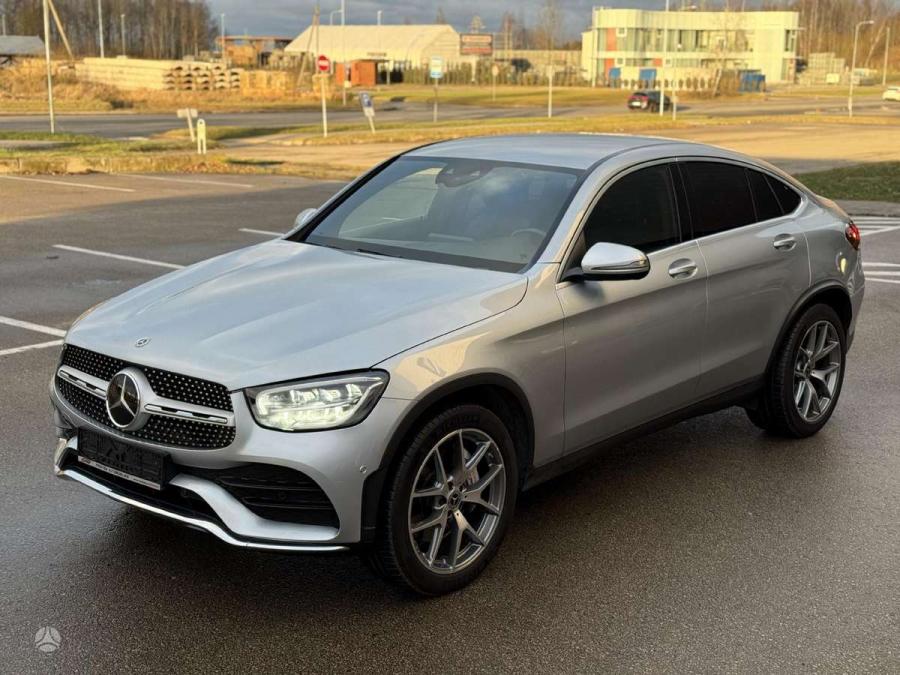Grey Mercedes-Benz GLC 220 2021 in Panevezys, with an engine capacity of 1.95 L and mileage of 151 thousand km for 33800 €, photo 7 on AUTOMOTO.COM.LV
