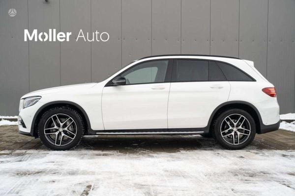 White Mercedes-Benz GLC 220 2016 in Vilnius, with an engine capacity of 2.20 L and mileage of 139 thousand km for 22100 €, photo 2 on AUTOMOTO.COM.LV