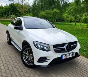 White Mercedes-Benz GLC 220 2017 in Siauliai, with an engine capacity of 2.20 L and mileage of 225 thousand km for 24500 €, photo  on AUTOMOTO.COM.LV