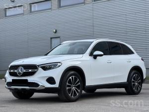 White Mercedes-Benz GLC 220 2023 in Riga, with an engine capacity of 2.00 L and mileage of 5 thousand km for 46800 €, photo  on AUTOMOTO.COM.LV