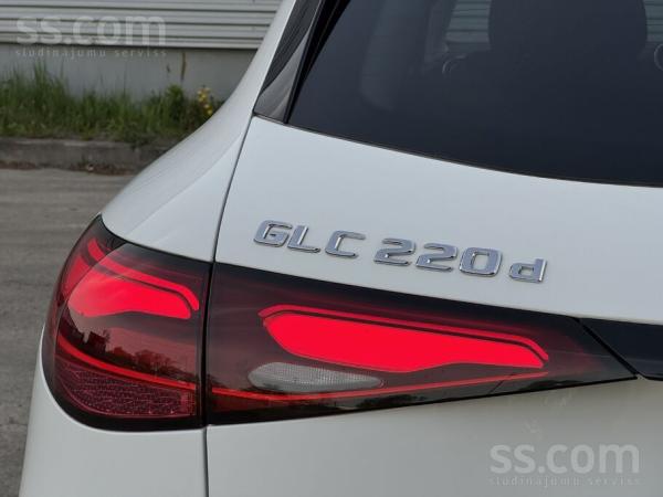 White Mercedes-Benz GLC 220 2023 in Riga, with an engine capacity of 2.00 L and mileage of 5 thousand km for 46800 €, photo 10 on AUTOMOTO.COM.LV