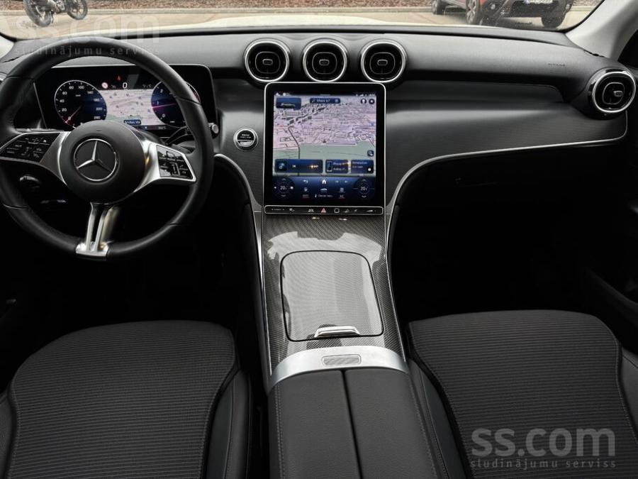 White Mercedes-Benz GLC 220 2023 in Riga, with an engine capacity of 2.00 L and mileage of 5 thousand km for 46800 €, photo 19 on AUTOMOTO.COM.LV