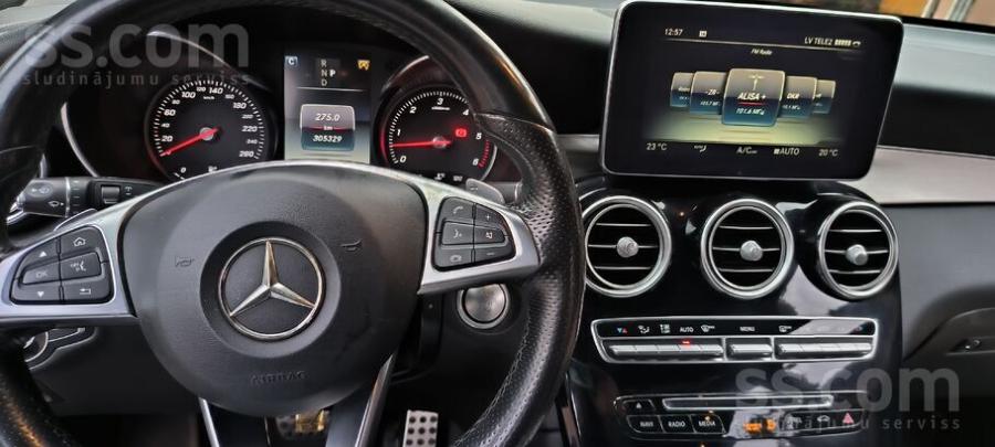 Melns Mercedes-Benz GLC 250 2015 Daugavpils, ar dzinēja tilpumu 2.20 L un nobraukumu 322 tūkst. km par 17500 €, foto 5 vietnē AUTOMOTO.COM.LV