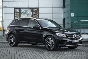 Black Mercedes-Benz GLC 250 2016 in Tukums, with an engine capacity of 2.20 L and mileage of 211 thousand km for 21500 €, photo  on AUTOMOTO.COM.LV