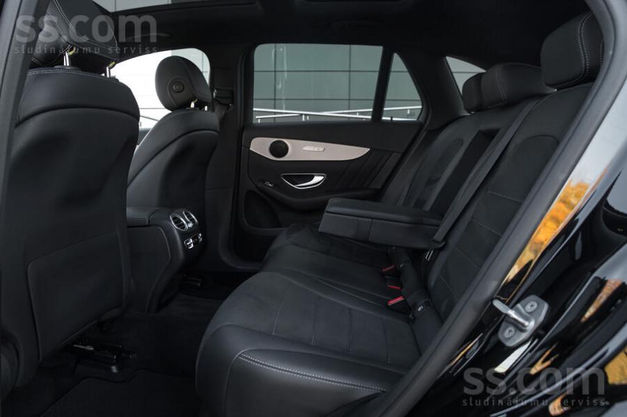Black Mercedes-Benz GLC 250 2016 in Tukums, with an engine capacity of 2.20 L and mileage of 211 thousand km for 21500 €, photo 14 on AUTOMOTO.COM.LV
