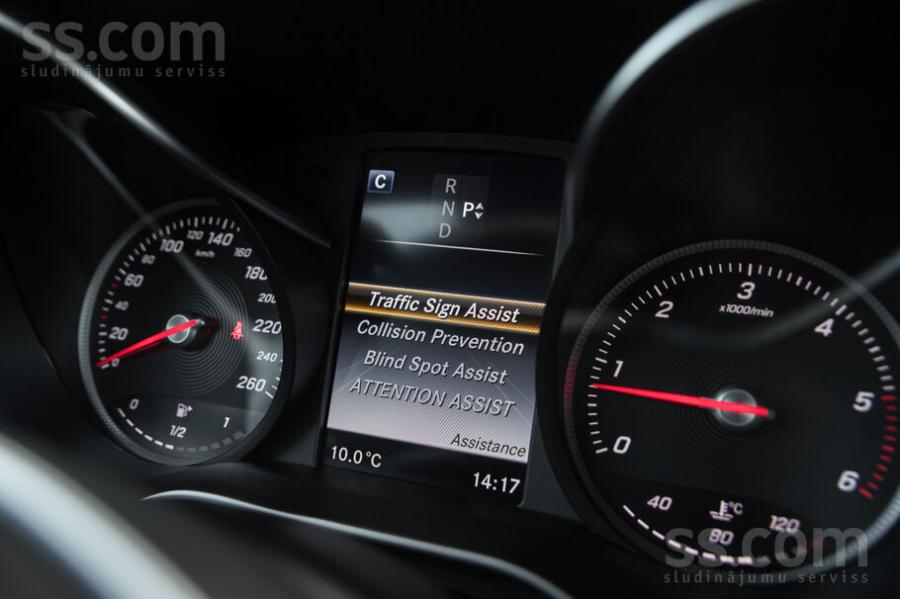 Black Mercedes-Benz GLC 250 2016 in Tukums, with an engine capacity of 2.20 L and mileage of 211 thousand km for 21500 €, photo 28 on AUTOMOTO.COM.LV