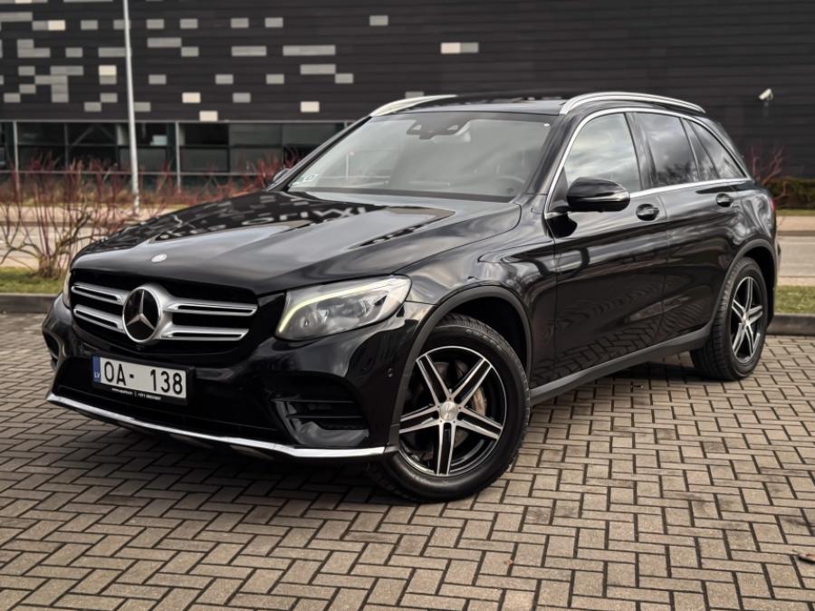 Black Mercedes-Benz GLC 250 2016 in Riga, with an engine capacity of 2.20 L and mileage of 221 thousand km for 20300 €, photo 47 on AUTOMOTO.COM.LV