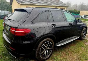 Black Mercedes-Benz GLC 250 2017 in Vilnius, with an engine capacity of 2.14 L and mileage of 245 thousand km for 18750 €, photo 3 on AUTOMOTO.COM.LV