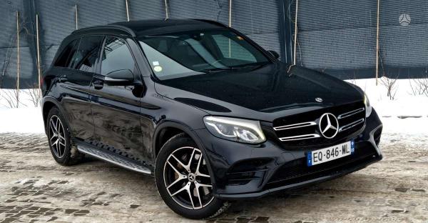 Black Mercedes-Benz GLC 250 2017 in Vilnius, with an engine capacity of 2.10 L and mileage of 237 thousand km for 18850 €, photo 10 on AUTOMOTO.COM.LV