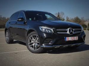 Black Mercedes-Benz GLC 250 2017 in Riga, with an engine capacity of 2.20 L and mileage of 264 thousand km for 18100 €, photo 4 on AUTOMOTO.COM.LV