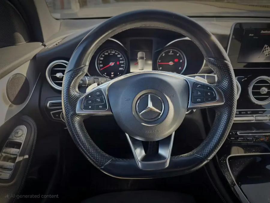 Black Mercedes-Benz GLC 250 2017 in Riga, with an engine capacity of 2.20 L and mileage of 264 thousand km for 18100 €, photo 33 on AUTOMOTO.COM.LV