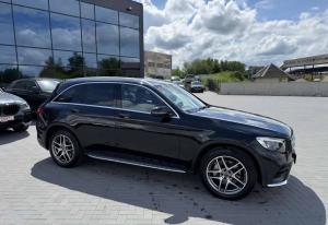 Black Mercedes-Benz GLC 250 2017 in Telschi, with an engine capacity of 2.10 L and mileage of 217 thousand km for 17990 €, photo 3 on AUTOMOTO.COM.LV