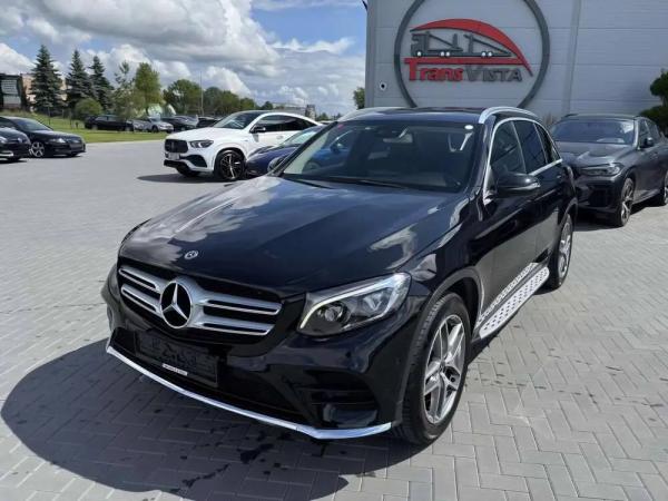 Black Mercedes-Benz GLC 250 2017 in Telschi, with an engine capacity of 2.10 L and mileage of 217 thousand km for 17990 €, photo 5 on AUTOMOTO.COM.LV