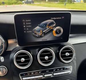 Black Mercedes-Benz GLC 250 2017 in Telschi, with an engine capacity of 2.10 L and mileage of 217 thousand km for 17990 €, photo 23 on AUTOMOTO.COM.LV