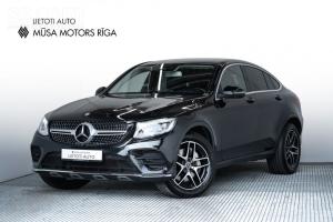 Black Mercedes-Benz GLC 250 2017 in Riga, with an engine capacity of 2.00 L and mileage of 116 thousand km for 26900 €, photo  on AUTOMOTO.COM.LV
