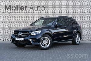 Blue Mercedes-Benz GLC 250 2017 in Riga, with an engine capacity of 2.20 L and mileage of 114 thousand km for 23350 €, photo 1 on AUTOMOTO.COM.LV