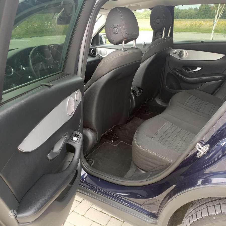 Blue Mercedes-Benz GLC 250 2019 in Klaipeda, with an engine capacity of 2.14 L and mileage of 303 thousand km for 19800 €, photo 17 on AUTOMOTO.COM.LV