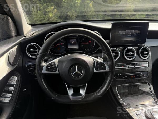 Brown Mercedes-Benz GLC 250 2016 in Riga, with an engine capacity of 2.20 L and mileage of 299 thousand km for 14750 €, photo 8 on AUTOMOTO.COM.LV