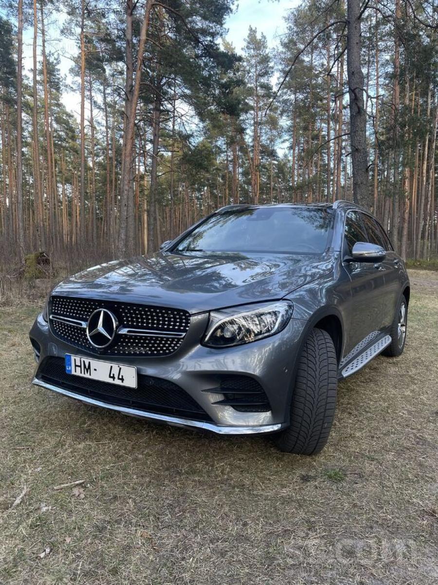 Pelēks Mercedes-Benz GLC 250 2015 Rīga, ar dzinēja tilpumu 2.20 L un nobraukumu 222 tūkst. km par 21750 €, foto 2 vietnē AUTOMOTO.COM.LV