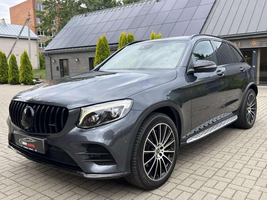 Grey Mercedes-Benz GLC 250 2015 in Kedainiai, with an engine capacity of 2.14 L and mileage of 211 thousand km for 20350 €, photo 25 on AUTOMOTO.COM.LV