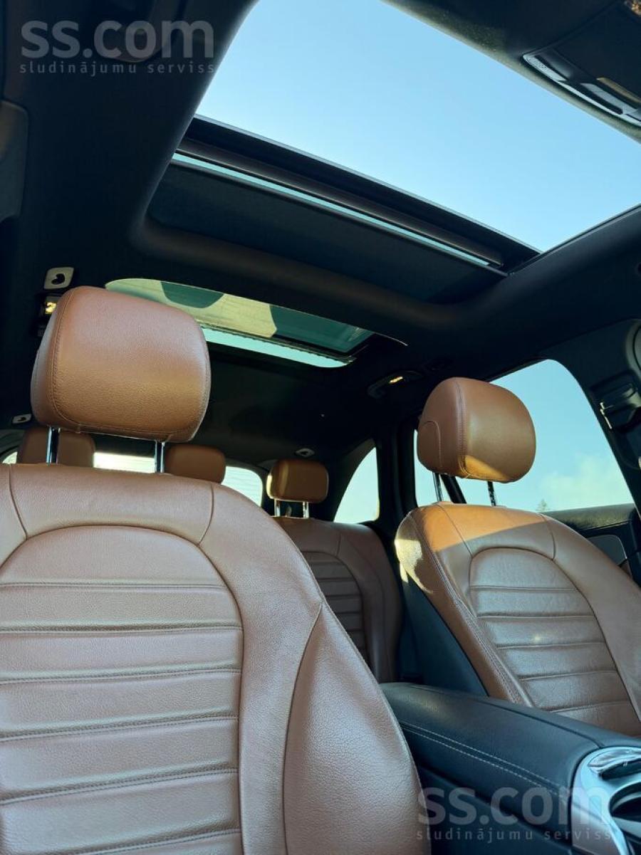 Grey Mercedes-Benz GLC 250 2015 in Riga, with an engine capacity of 2.20 L and mileage of 252 thousand km for 18450 €, photo 15 on AUTOMOTO.COM.LV
