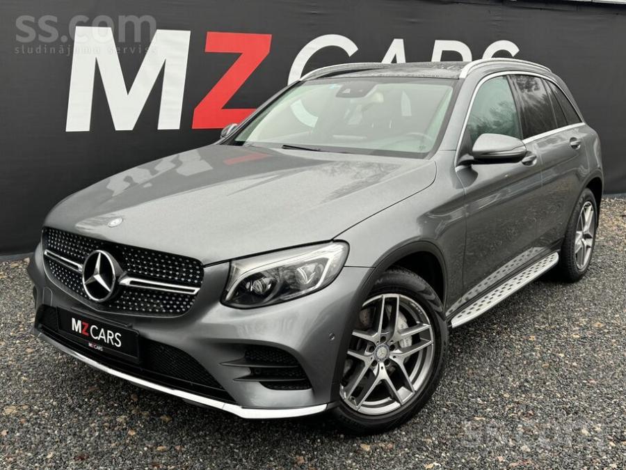 Grey Mercedes-Benz GLC 250 2016 in Riga, with an engine capacity of 2.20 L and mileage of 183 thousand km for 20990 €, photo 2 on AUTOMOTO.COM.LV