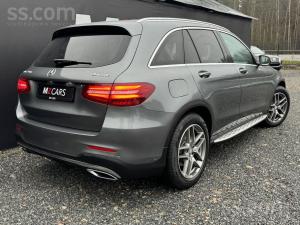 Grey Mercedes-Benz GLC 250 2016 in Riga, with an engine capacity of 2.20 L and mileage of 183 thousand km for 20990 €, photo 4 on AUTOMOTO.COM.LV