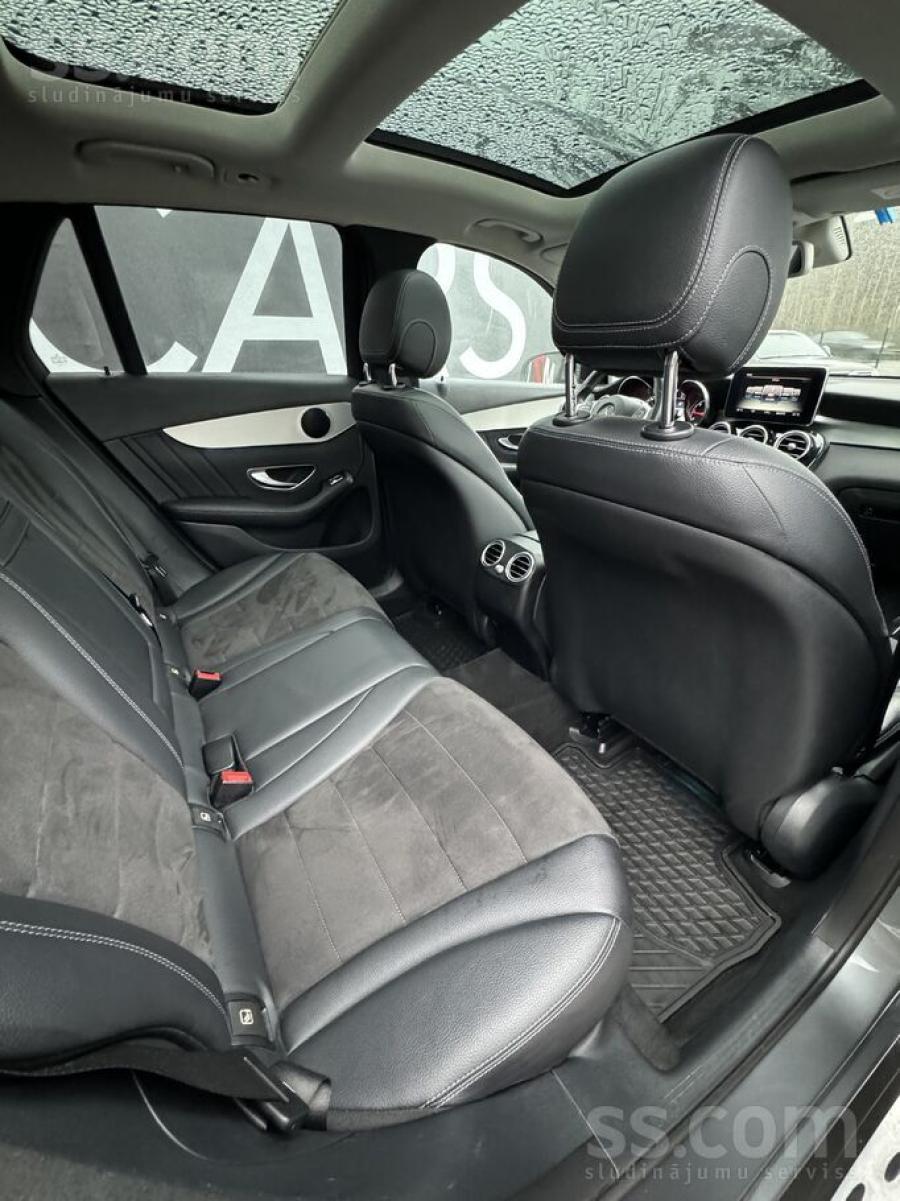 Grey Mercedes-Benz GLC 250 2016 in Riga, with an engine capacity of 2.20 L and mileage of 183 thousand km for 20990 €, photo 8 on AUTOMOTO.COM.LV