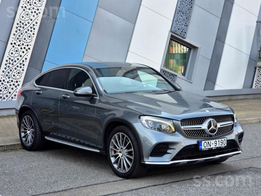 Grey Mercedes-Benz GLC 250 2016 in Riga, with an engine capacity of 2.20 L and mileage of 202 thousand km for 21555 €, photo 4 on AUTOMOTO.COM.LV