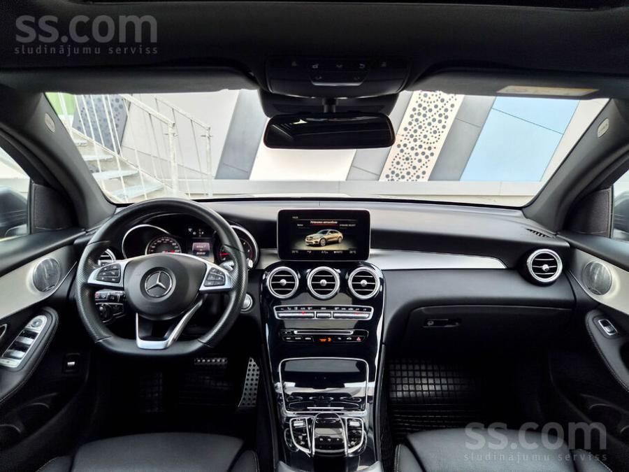 Grey Mercedes-Benz GLC 250 2016 in Riga, with an engine capacity of 2.20 L and mileage of 202 thousand km for 21555 €, photo 10 on AUTOMOTO.COM.LV