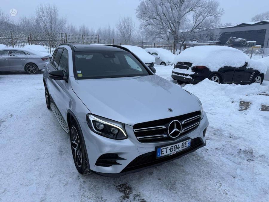 Grey Mercedes-Benz GLC 250 2017 in Telschi, with an engine capacity of 2.14 L and mileage of 232 thousand km for 19900 €, photo 1 on AUTOMOTO.COM.LV