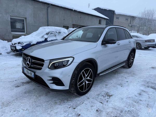 Grey Mercedes-Benz GLC 250 2017 in Telschi, with an engine capacity of 2.14 L and mileage of 232 thousand km for 19900 €, photo 2 on AUTOMOTO.COM.LV
