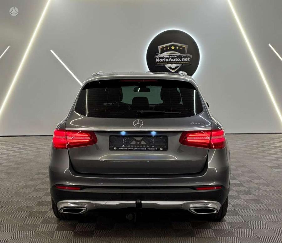 Grey Mercedes-Benz GLC 250 2017 in Marijampole, with an engine capacity of 2.14 L and mileage of 247 thousand km for 13999 €, photo 28 on AUTOMOTO.COM.LV