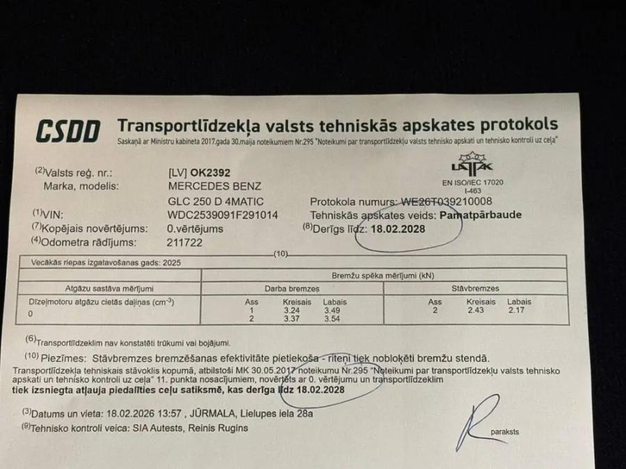 Pelēks Mercedes-Benz GLC 250 2018 Jūrmala, ar dzinēja tilpumu 2.20 L un nobraukumu 211 tūkst. km par 24750 €, foto 72 vietnē AUTOMOTO.COM.LV