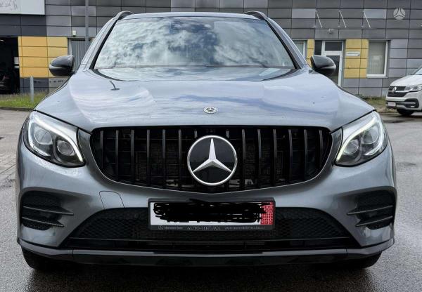 Grey Mercedes-Benz GLC 250 2018 in Kaunas, with an engine capacity of 2.14 L and mileage of 298 thousand km for 21200 €, photo 7 on AUTOMOTO.COM.LV