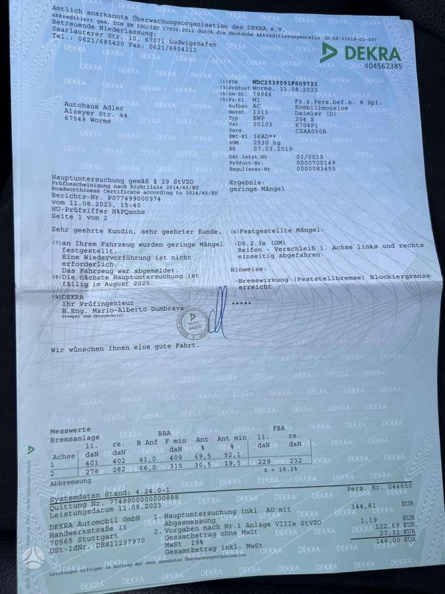 Grey Mercedes-Benz GLC 250 2019 in Kaunas, with an engine capacity of 2.14 L and mileage of 175 thousand km for 11350 €, photo 37 on AUTOMOTO.COM.LV