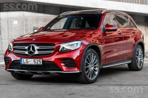 Sarkans Mercedes-Benz GLC 250 2016 Rīga, ar dzinēja tilpumu 2.20 L un nobraukumu 156 tūkst. km par 23790 €, foto  vietnē AUTOMOTO.COM.LV