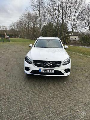 White Mercedes-Benz GLC 250 2016 in Kaunas, with an engine capacity of 2.50 L and mileage of 232 thousand km for 26900 €, photo  on AUTOMOTO.COM.LV