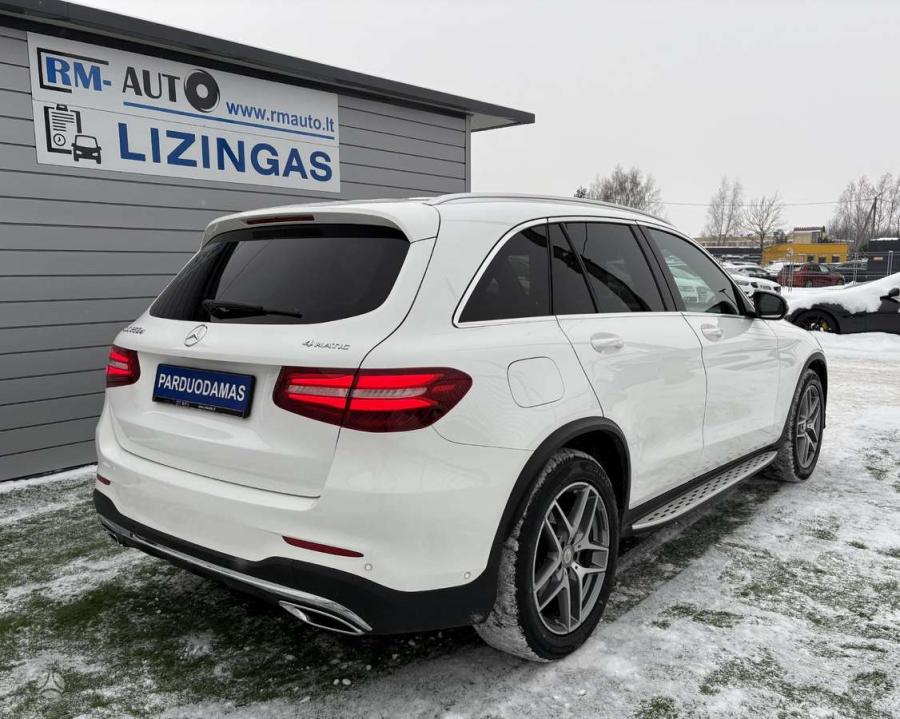 Balts Mercedes-Benz GLC 250 2016 Panevēža, ar dzinēja tilpumu 2.14 L un nobraukumu 229 tūkst. km par 18200 €, foto 6 vietnē AUTOMOTO.COM.LV
