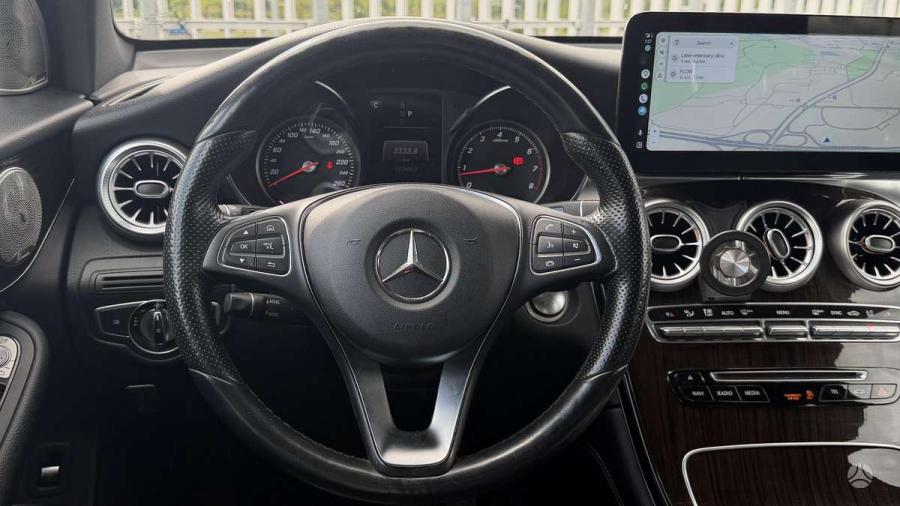 Черный Мерседес GLC 300 2016 в Вильнюс, объемом двигателя 1.99 л и пробегом 196 тыс. км за 19800 €, фото 16 на AUTOMOTO.COM.LV