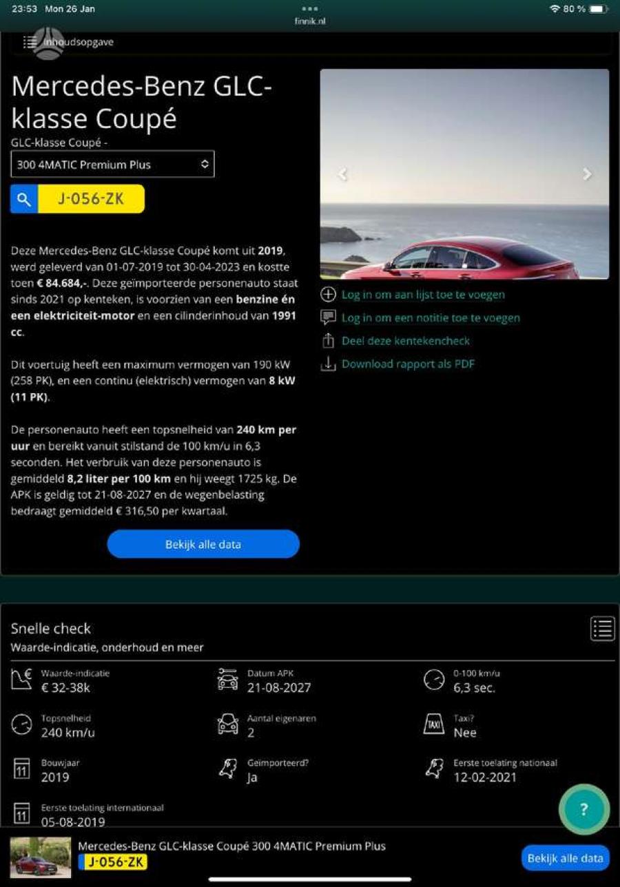 Черный Мерседес GLC 300 2019 в Пренай, объемом двигателя 1.99 л и пробегом 203 тыс. км за 22500 €, фото 24 на AUTOMOTO.COM.LV