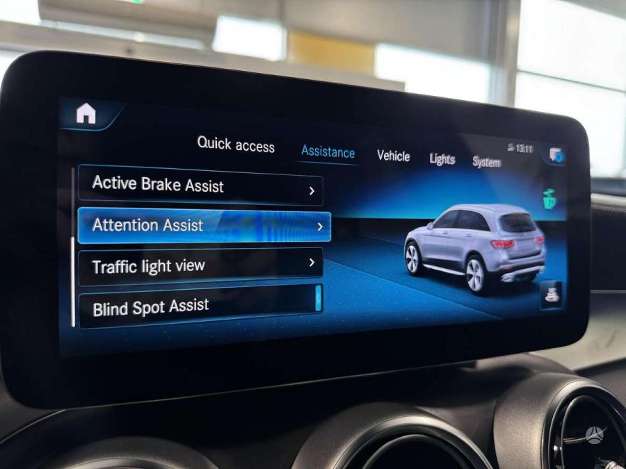 Черный Мерседес GLC 300 2020 в Вильнюс, объемом двигателя 2.00 л и пробегом 156 тыс. км за 30989 €, фото 20 на AUTOMOTO.COM.LV