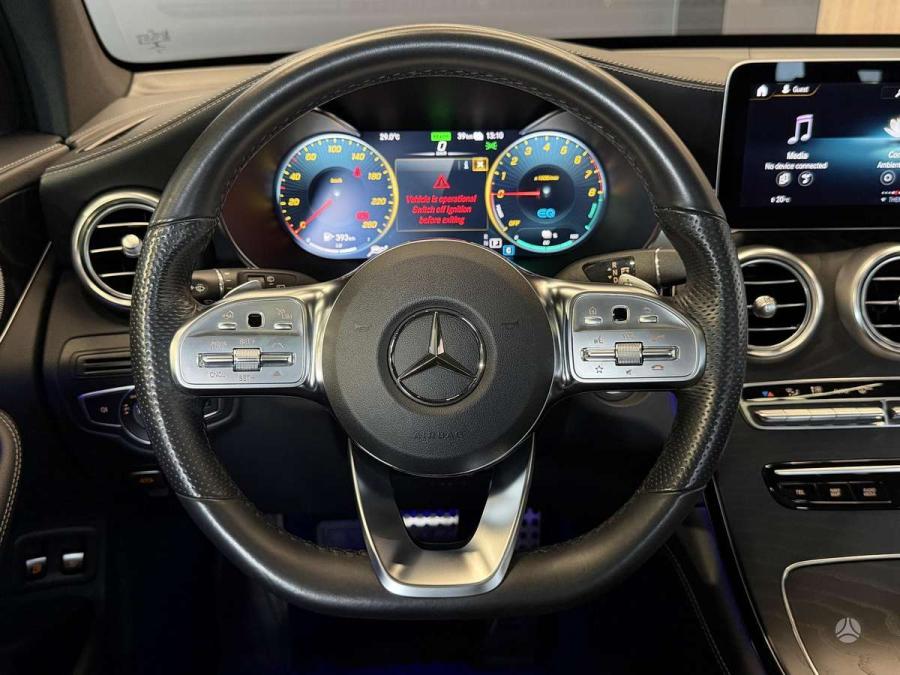 Черный Мерседес GLC 300 2020 в Каунас, объемом двигателя 1.99 л и пробегом 155 тыс. км за 31990 €, фото 14 на AUTOMOTO.COM.LV