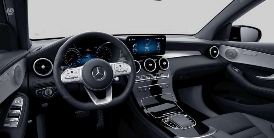 Melns Mercedes-Benz GLC 300 2021 Klaipėda, ar dzinēja tilpumu 1.95 L un nobraukumu 150 tūkst. km par 35900 €, foto 6 vietnē AUTOMOTO.COM.LV