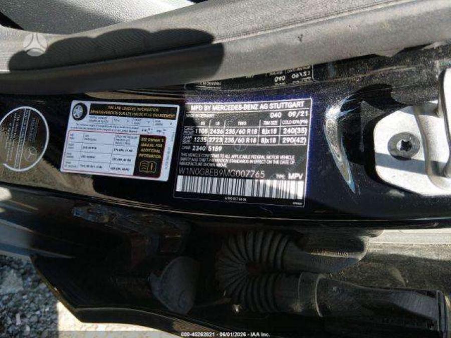 Black Mercedes-Benz GLC 300 2021 in Klaipeda, with an engine capacity of 2.00 L and mileage of 76 thousand km for 14200 €, photo 13 on AUTOMOTO.COM.LV