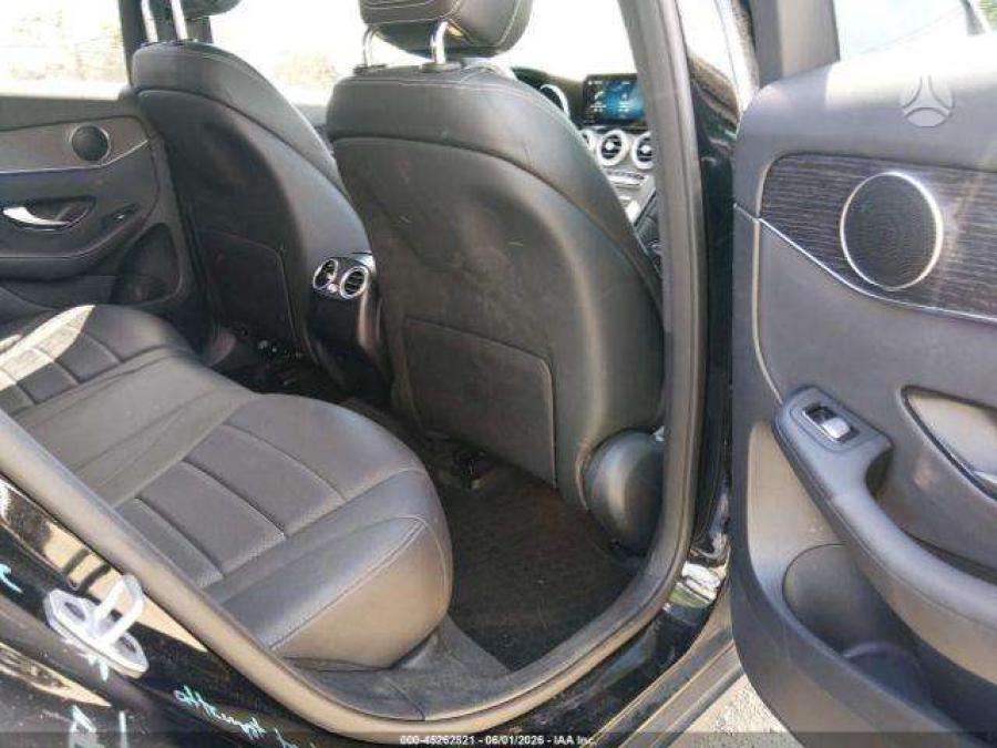 Black Mercedes-Benz GLC 300 2021 in Klaipeda, with an engine capacity of 2.00 L and mileage of 76 thousand km for 14200 €, photo 14 on AUTOMOTO.COM.LV