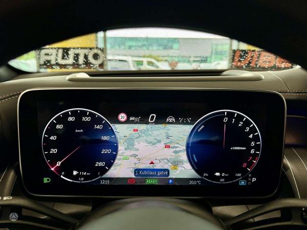 Black Mercedes-Benz GLC 300 2023 in Vilnius, with an engine capacity of 2.00 L and mileage of 157 thousand km for 43989 €, photo 10 on AUTOMOTO.COM.LV