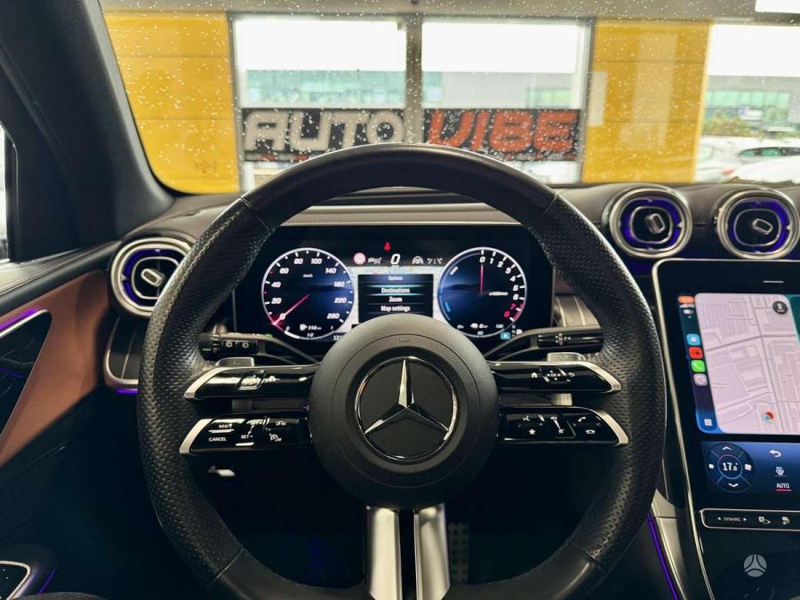 Черный Мерседес GLC 300 2023 в Вильнюс, объемом двигателя 2.00 л и пробегом 157 тыс. км за 43989 €, фото 21 на AUTOMOTO.COM.LV