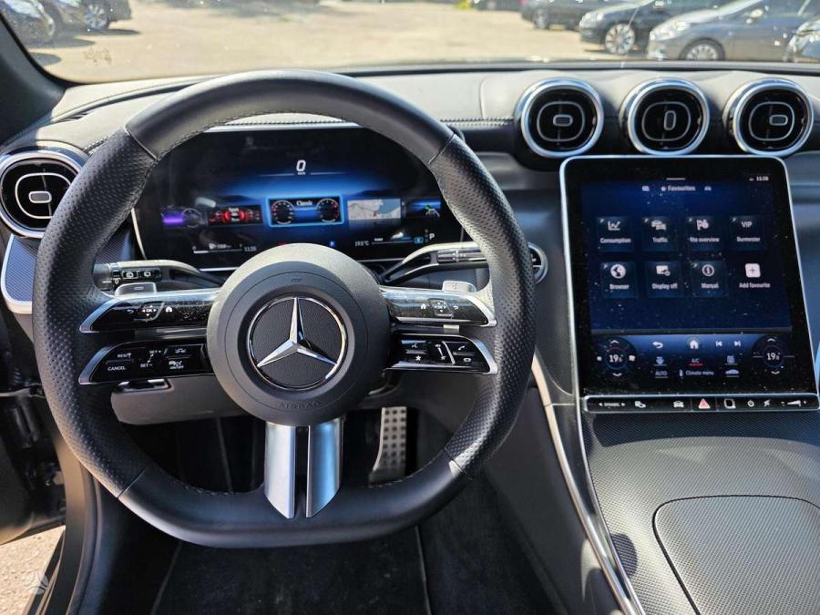 Black Mercedes-Benz GLC 300 2024 in Telschi, with an engine capacity of 2.00 L and mileage of 26 thousand km for 49500 €, photo 30 on AUTOMOTO.COM.LV